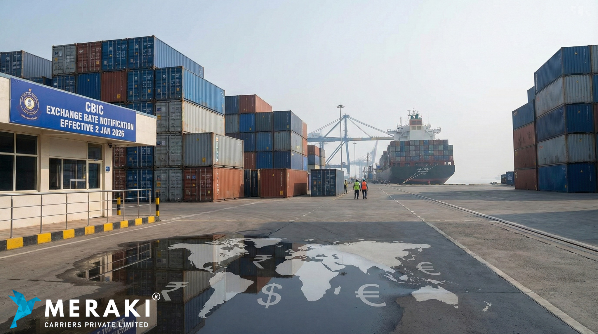 CBIC Exchange Rate Notification Effective 2 Jan 2026 | Import & Export Impact - Meraki Carriers ...